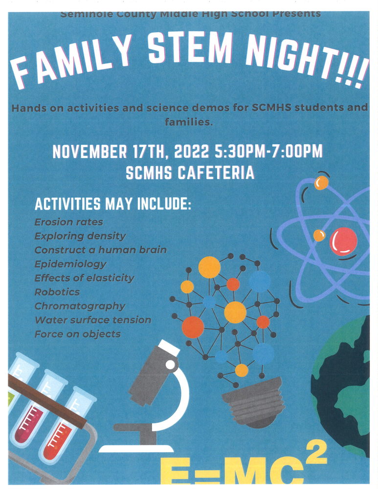 Family Stem Night | Seminole County Middle High School