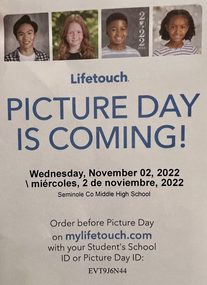 Picture Day Tomorrow | Seminole County Middle High School