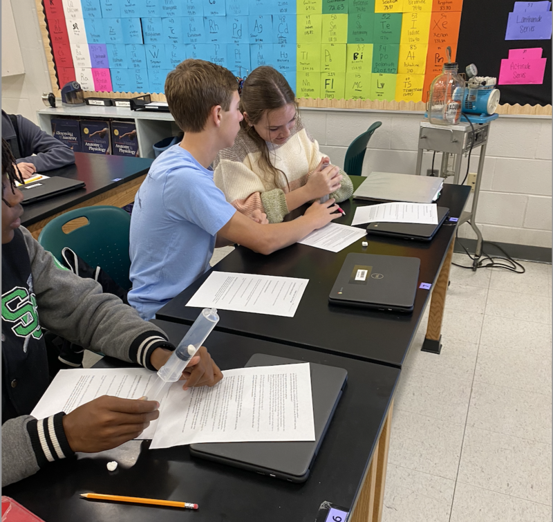 Fun in Ms. Smith's class today! | Seminole County Middle High School